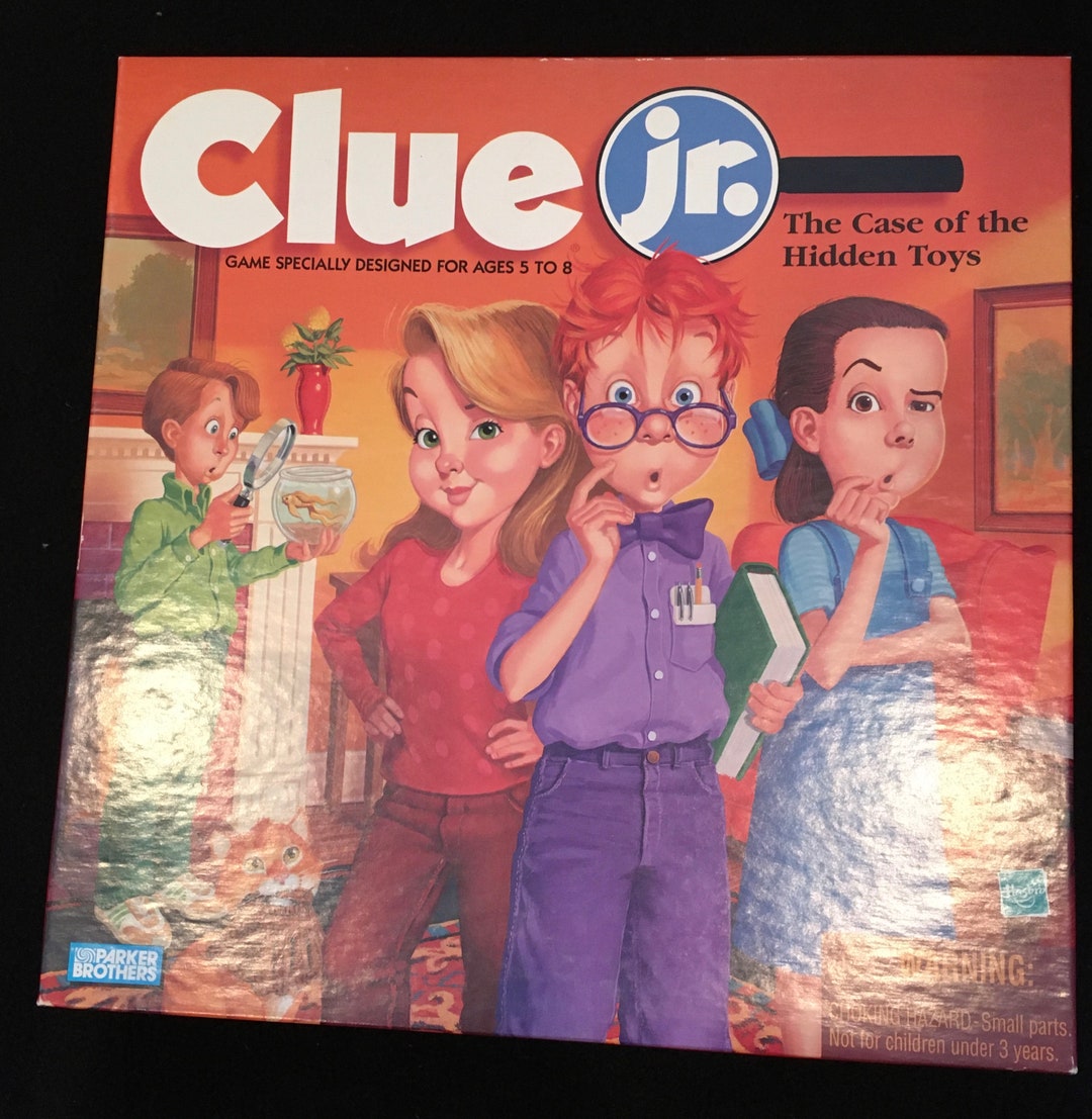 Clue Jr The Case Of The Hidden Toys 1999 Etsy