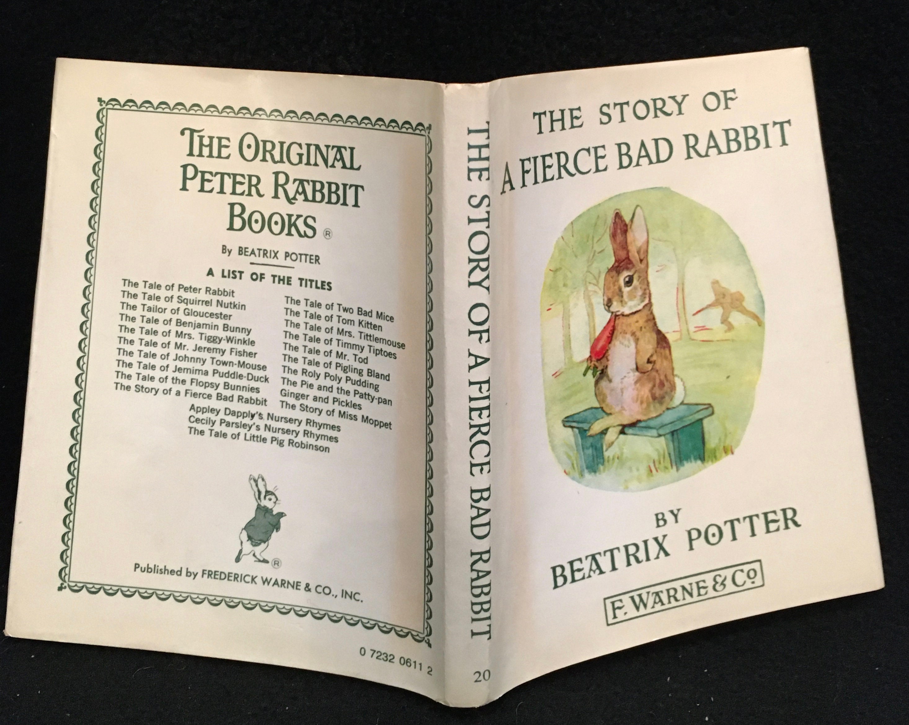 The Story of A Fierce Bad Rabbit by Beatrix Potter, 1970’s - Etsy UK