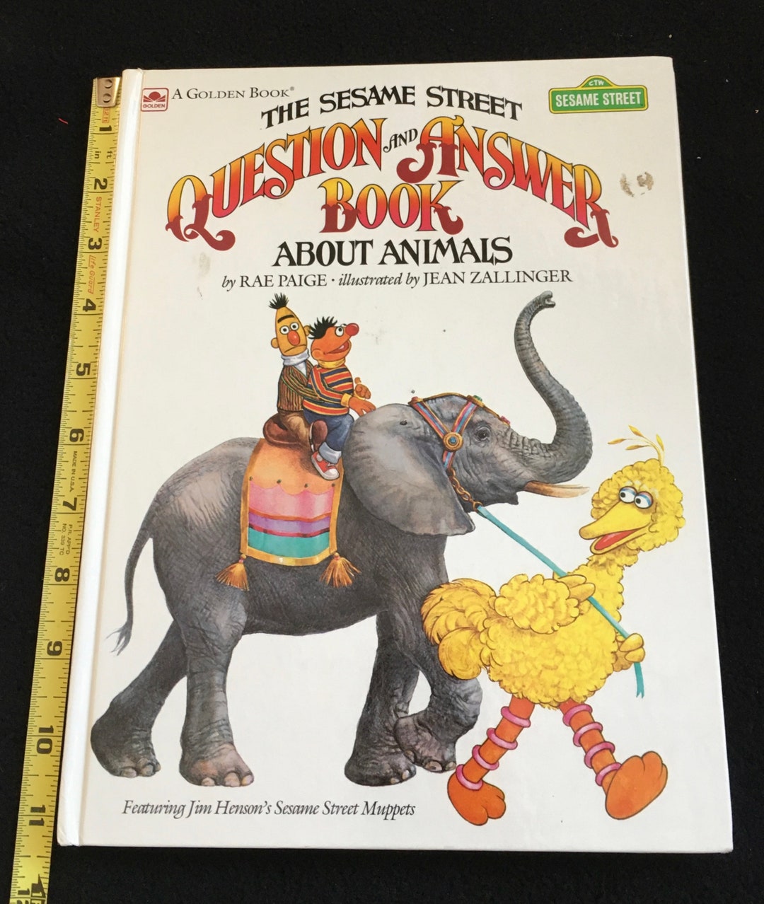 Sesame Street Question & Answer Book About Animals by Rae Paige, 1981 ...