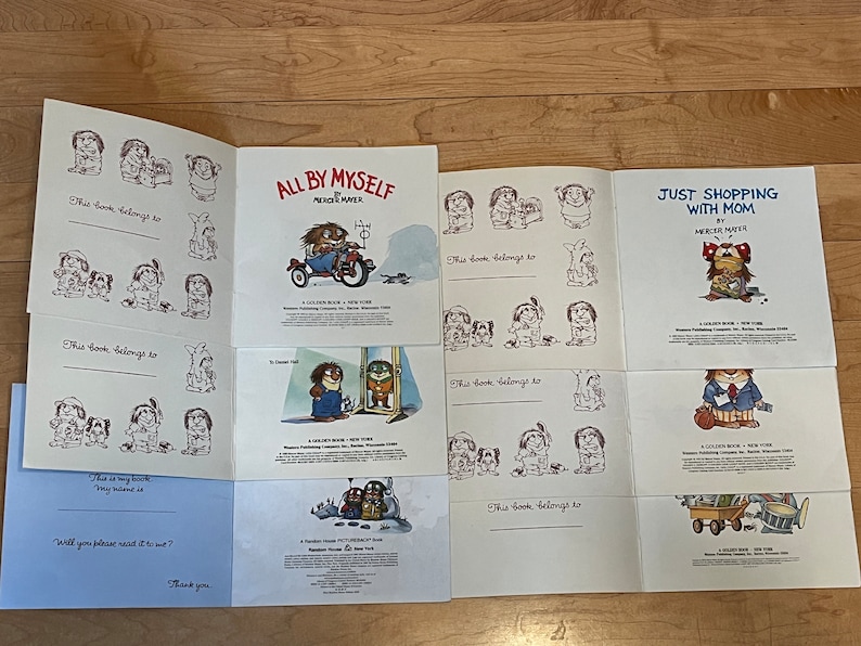 6 “little Critter” Story Books by Mercer Mayer, 1983-1991 - Etsy