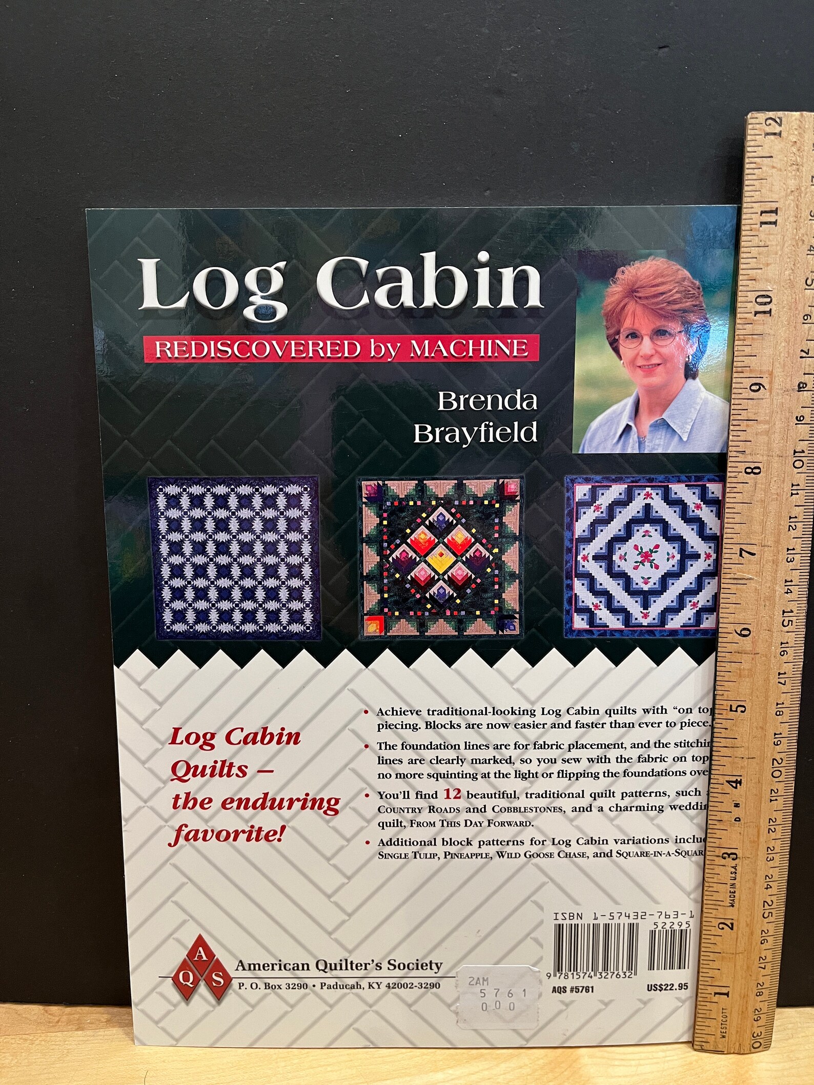 Log Cabin Rediscovered by Machine by Brenda Brayfield, 2001 - Etsy