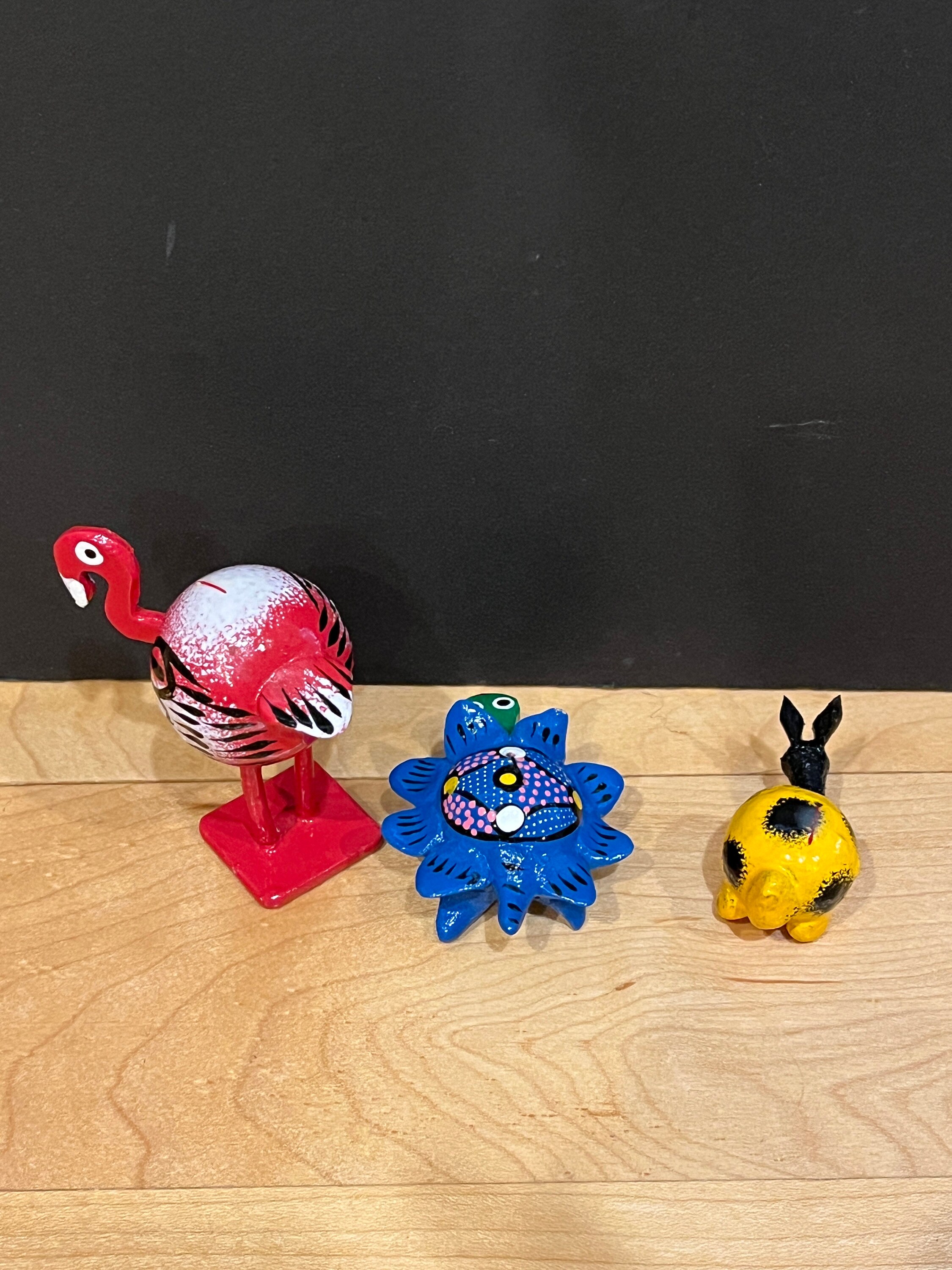 Hand-painted Bobble-head Animals From Mexico, 2023 - Etsy