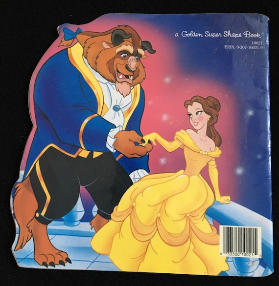 Beauty and the Beast Shape Book by Rita Balducci 1992 | Etsy