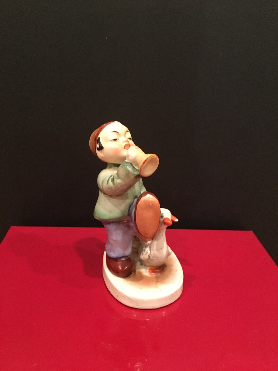 Marching Boy Playing Trumpet With Goose Parade #582, Japan, Vintage - Etsy