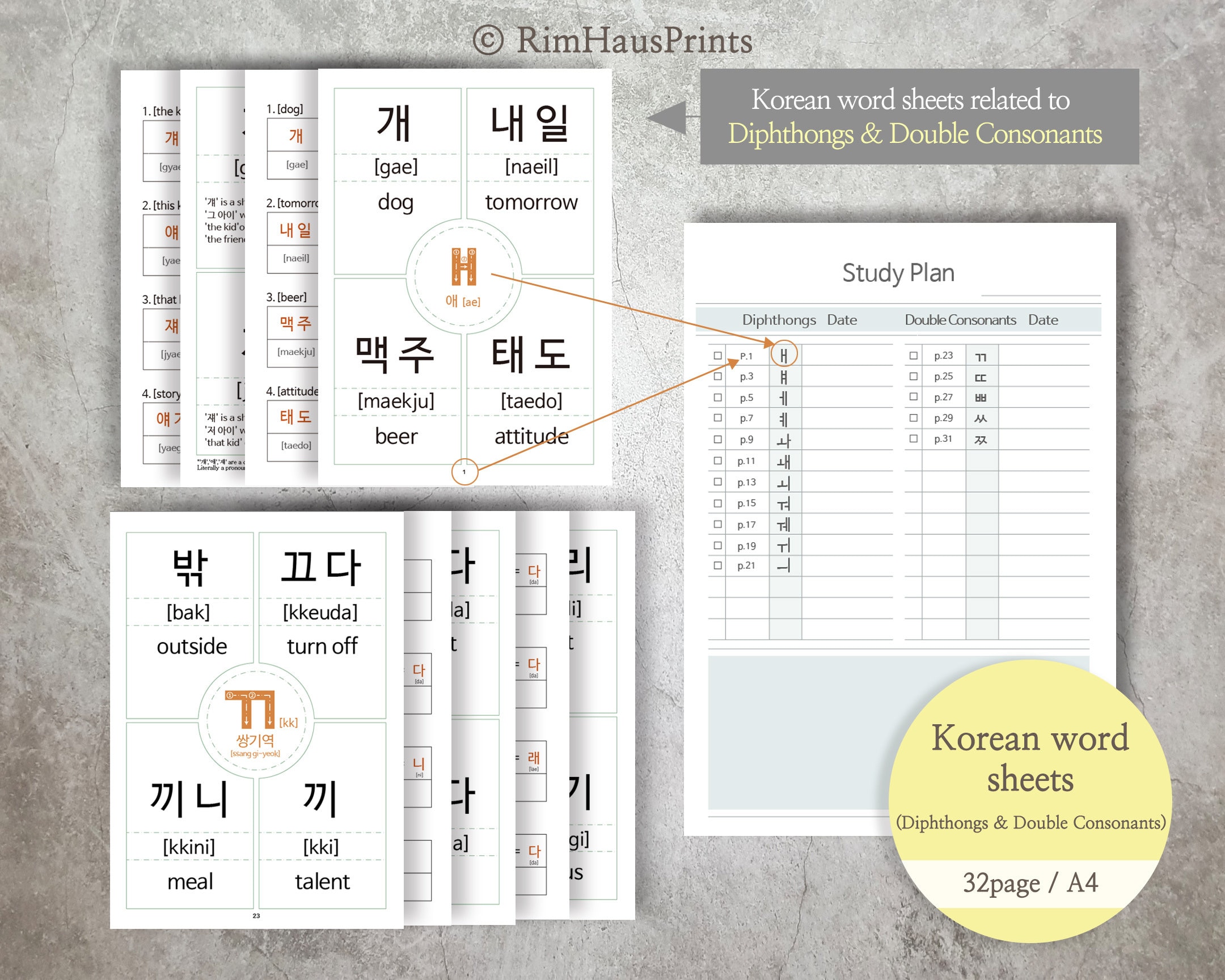 HANGUL WORKSHEETS SET, Hangul Practice, Korean Writing Practice, Korean ...