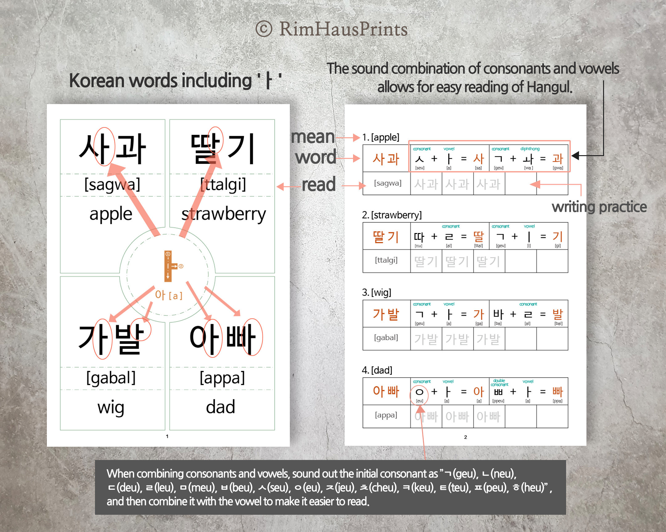 Korean Language Study, Korean for Beginners, Korean Study Pack, Korean ...