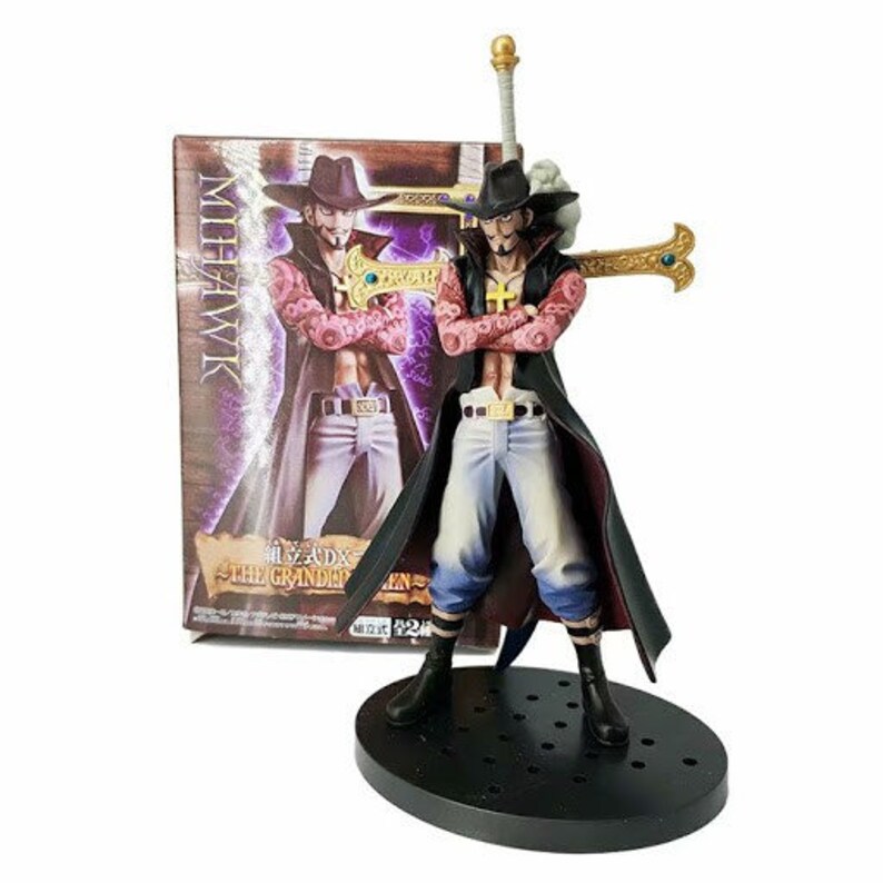 Anime One Piece Dracule Mihawk Figure Dracule Mihawk Action | Etsy