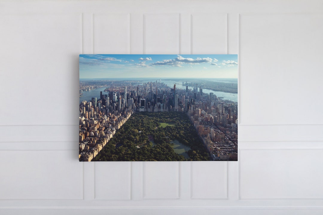 Central Park Manhattan View Canvas Print , New York City , Landscape ...