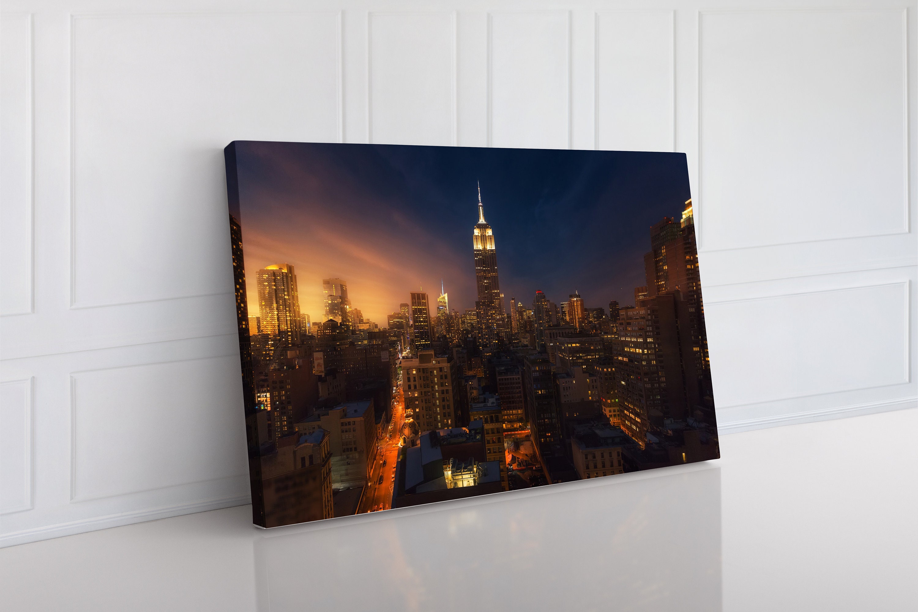 Empire State Building , Manhattan Sunset View , Empire State Landscape ...