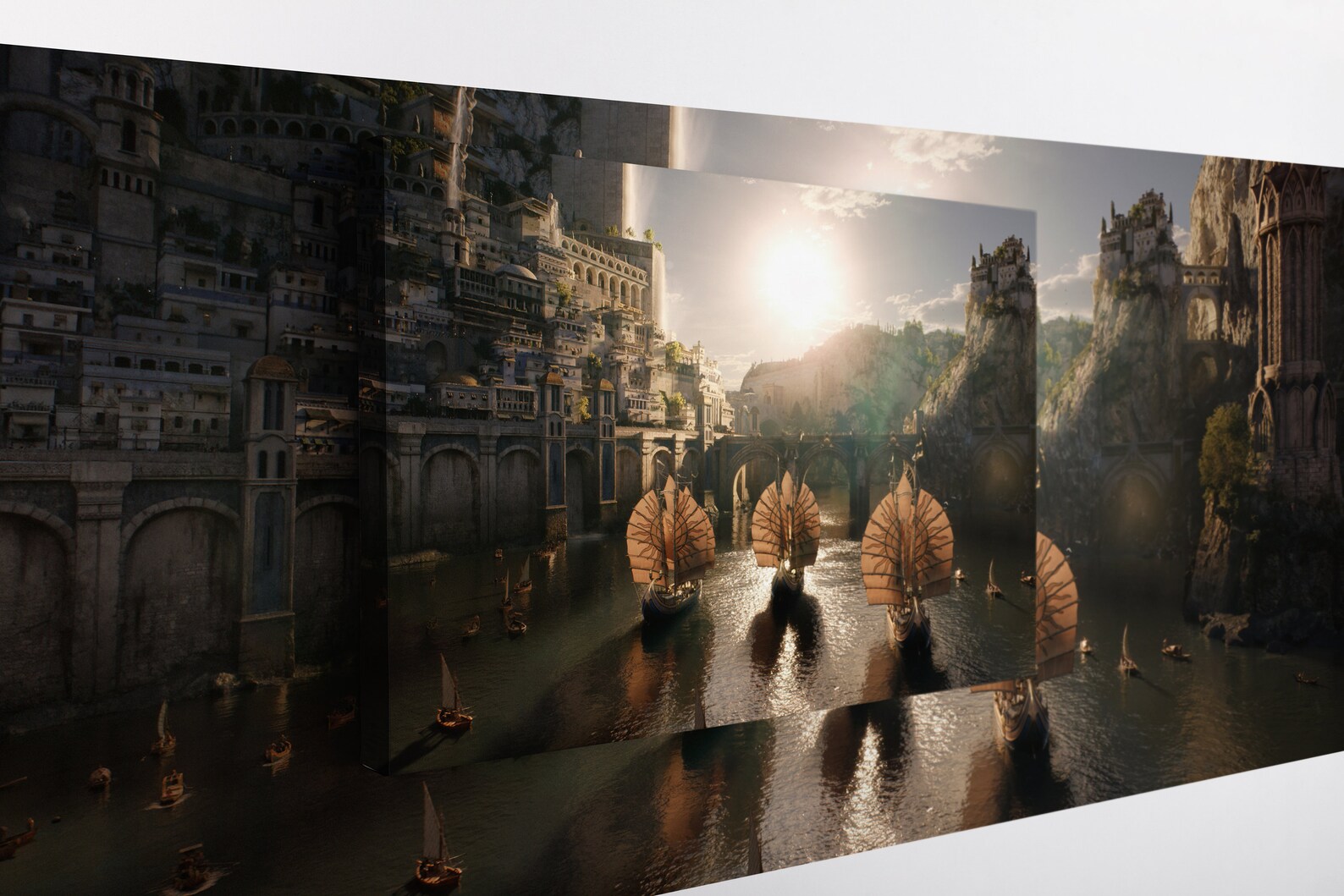 Numenor Ships ,the Lord of the Rings , Rings of Power , Elendil ...