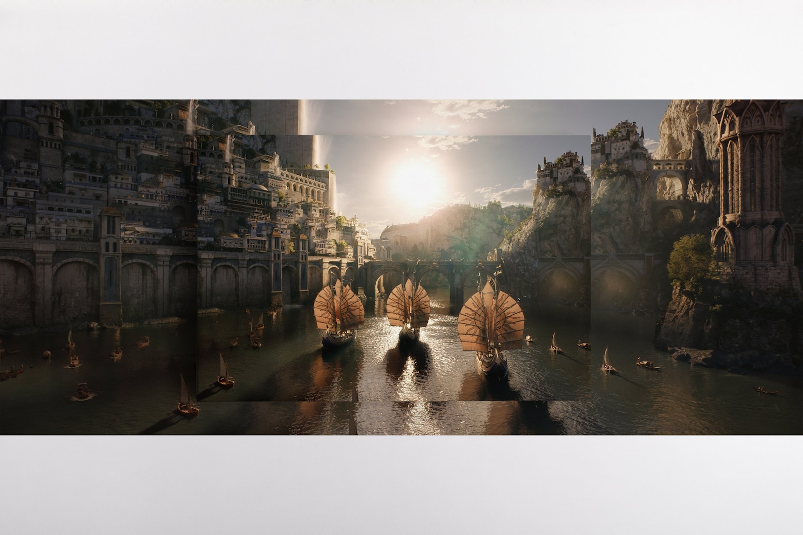 Numenor Ships ,the Lord of the Rings , Rings of Power , Elendil ...