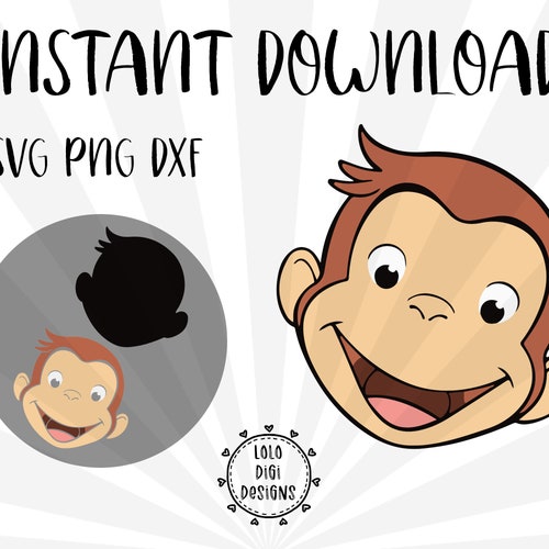 Curious George SVG Digital Download Curious George Birthday - Etsy