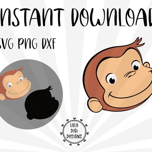 Curious George SVG Digital Download Curious George Birthday - Etsy