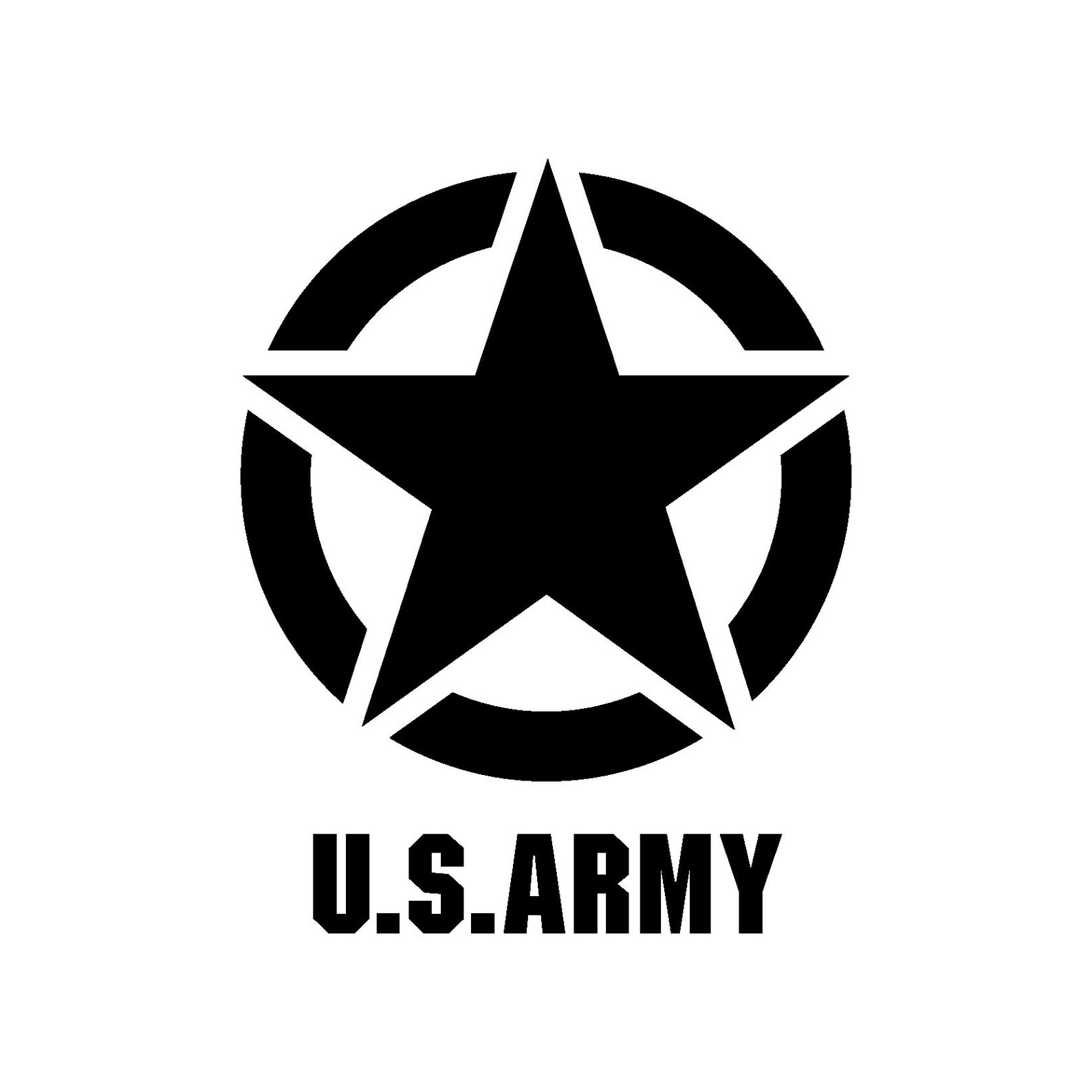 Etrendz US Army Symbol Star Logo Vinyl Decals U.S Army - Etsy Canada