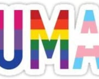 Gay Human Sticker - Etsy