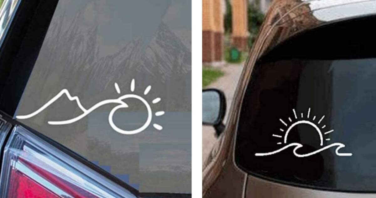 Paper Bumper Stickers Stickers, Labels & Tags 2Pack 3.25 Circular Small ...