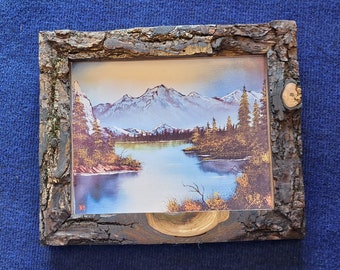 8x10 Live Edge Picture Frame Handmade Rustic Decor Wall Hangings Home ...