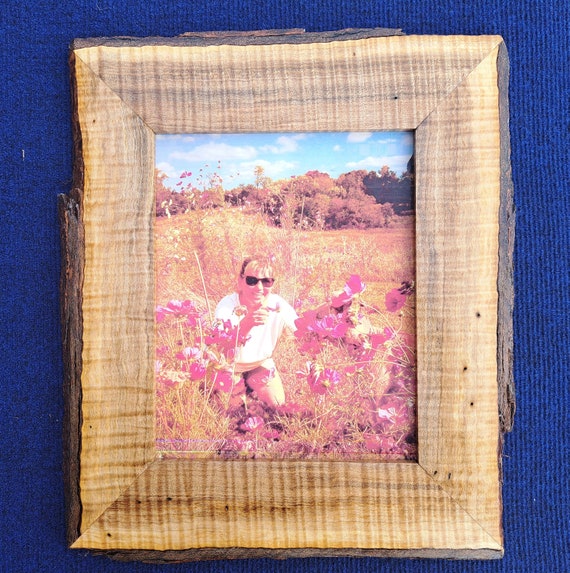 Live Edge Rustic Ambrosia Curly Maple 8x10 Picture Frame - Etsy