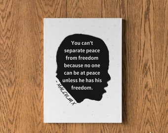 Malcolm X Sign - Etsy