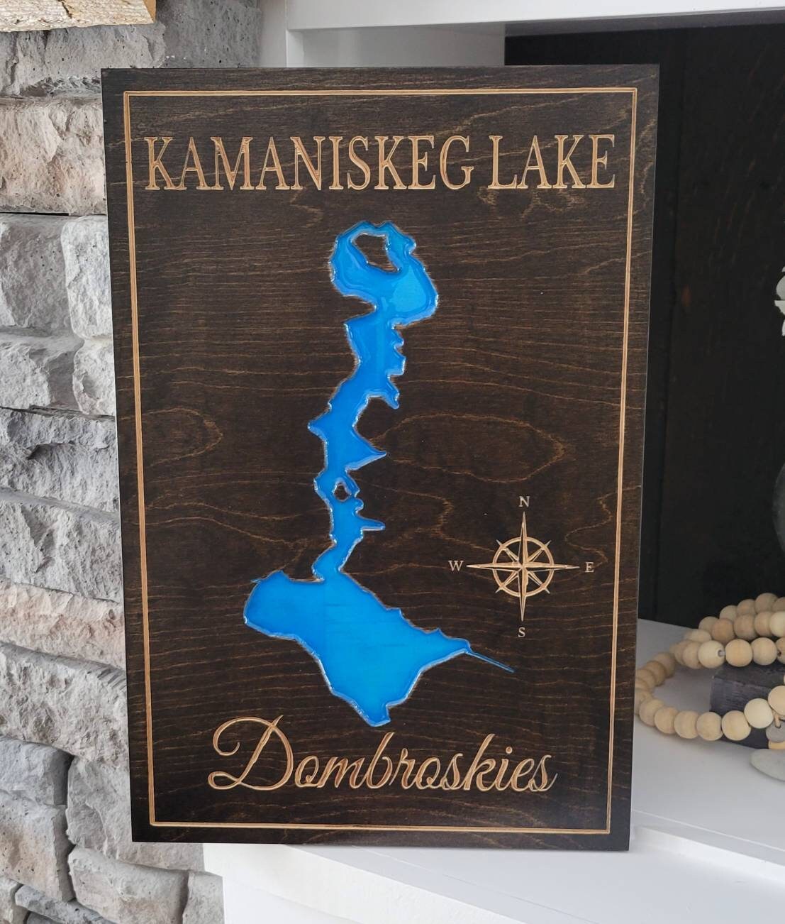Engraved Lake Wood Signs any Lake Custom Made to Order. - Etsy Canada
