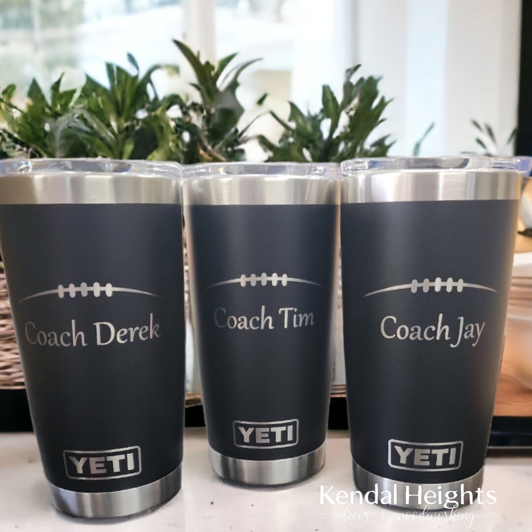 Coach, Football Gift,yeti Tumbler, Yeti With Name Tumbler,personalized ...