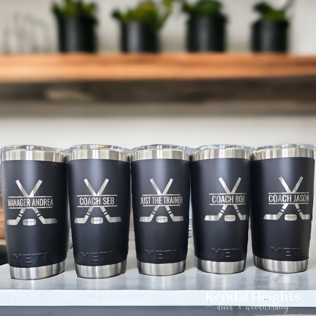 Coach, Hockey Gift,yeti Tumbler, Yeti With Name Tumbler,personalized ...