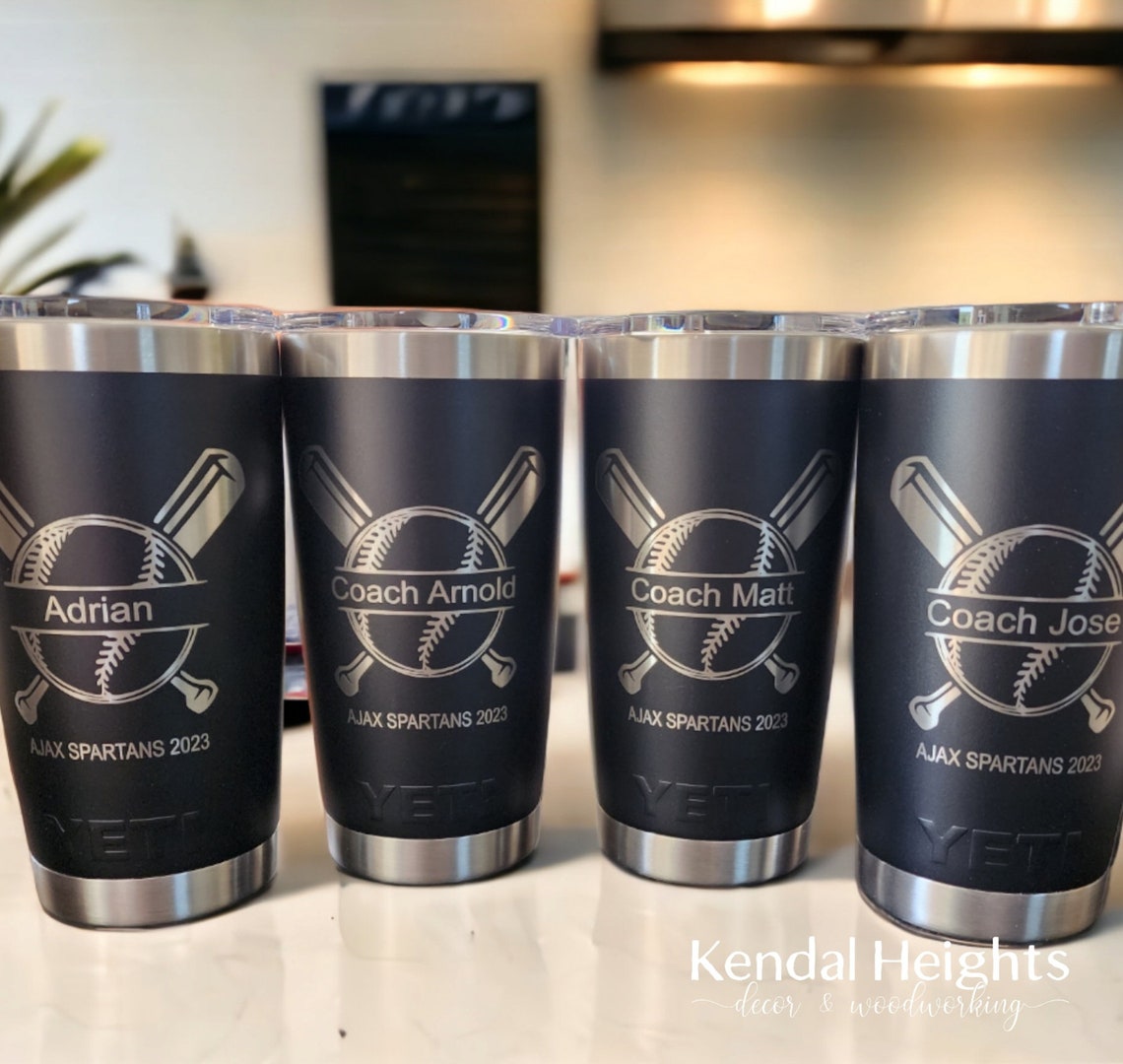 Coach, Baseball Coach Gift,yeti Tumbler, Yeti With Name Tumbler ...