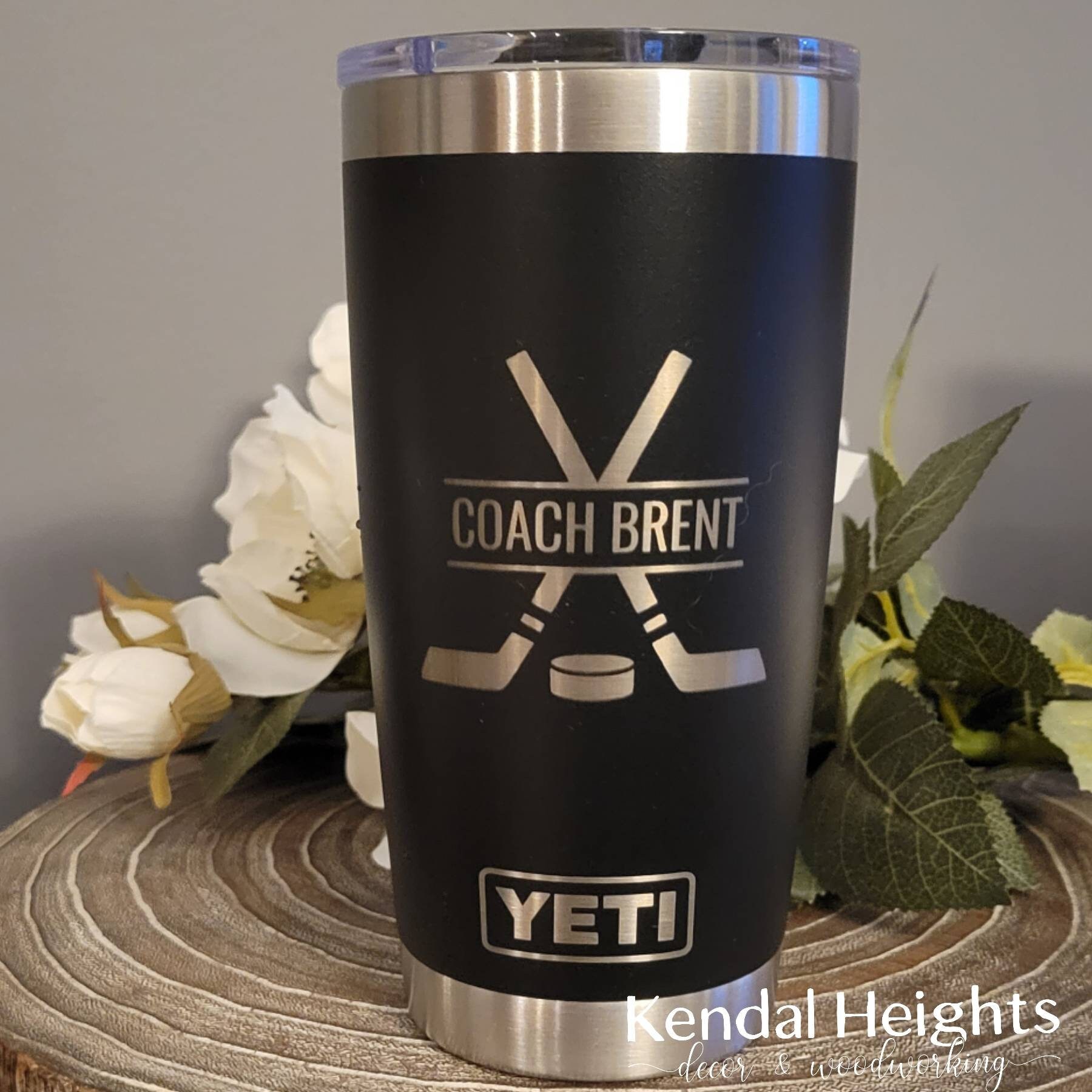 Coach, Hockey Gift,yeti Tumbler, Yeti With Name Tumbler,personalized ...