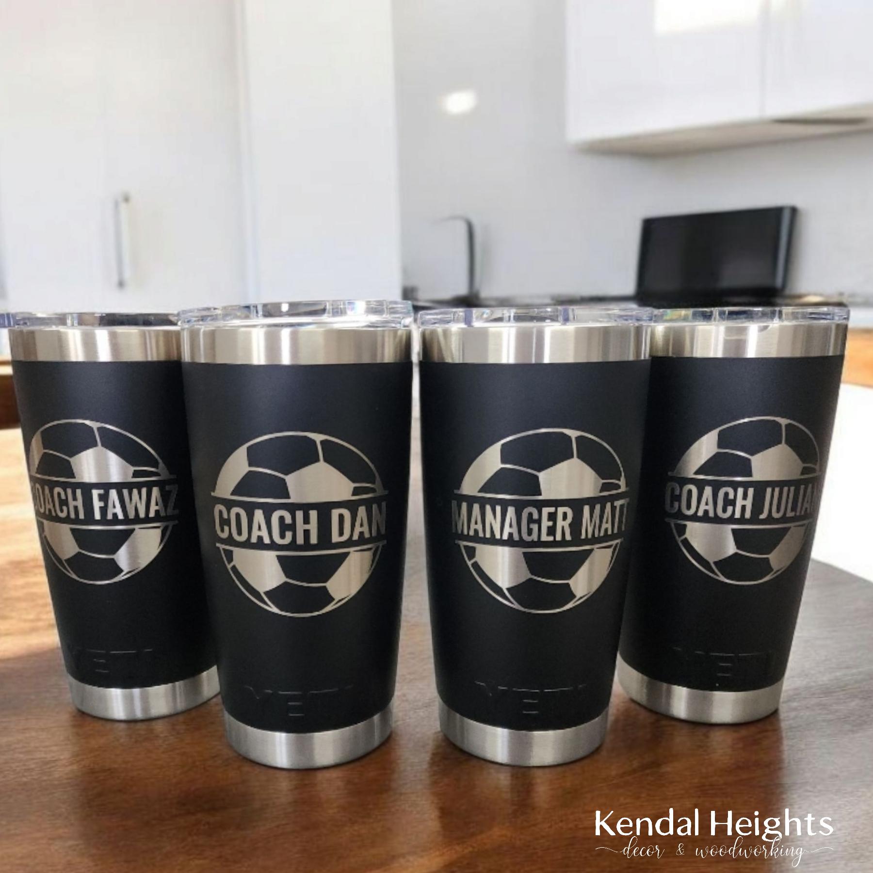 Coach, Soccer Gift,yeti Tumbler, Yeti With Name Tumbler,personalized ...