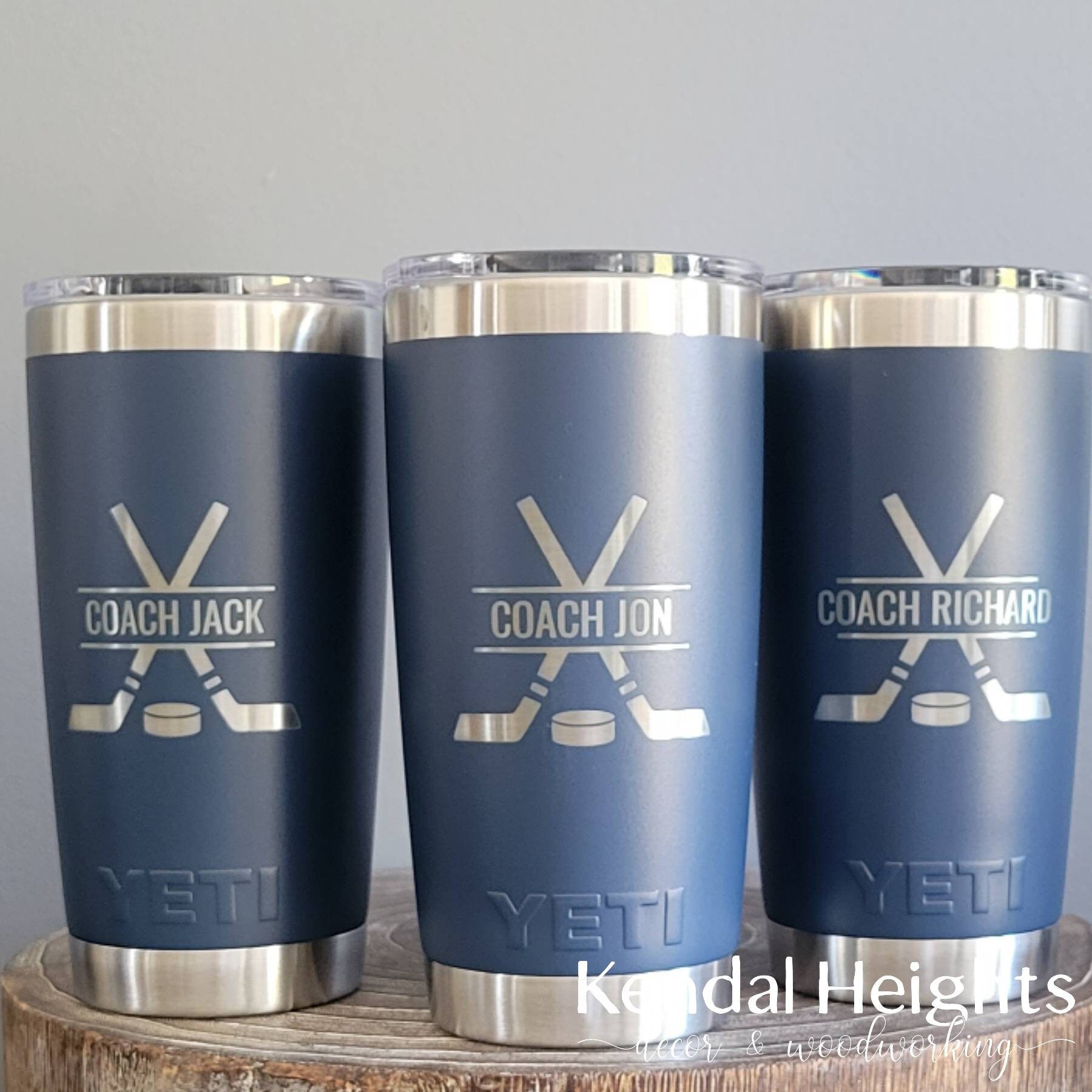 Coach, Hockey Gift,yeti Tumbler, Yeti With Name Tumbler,personalized ...