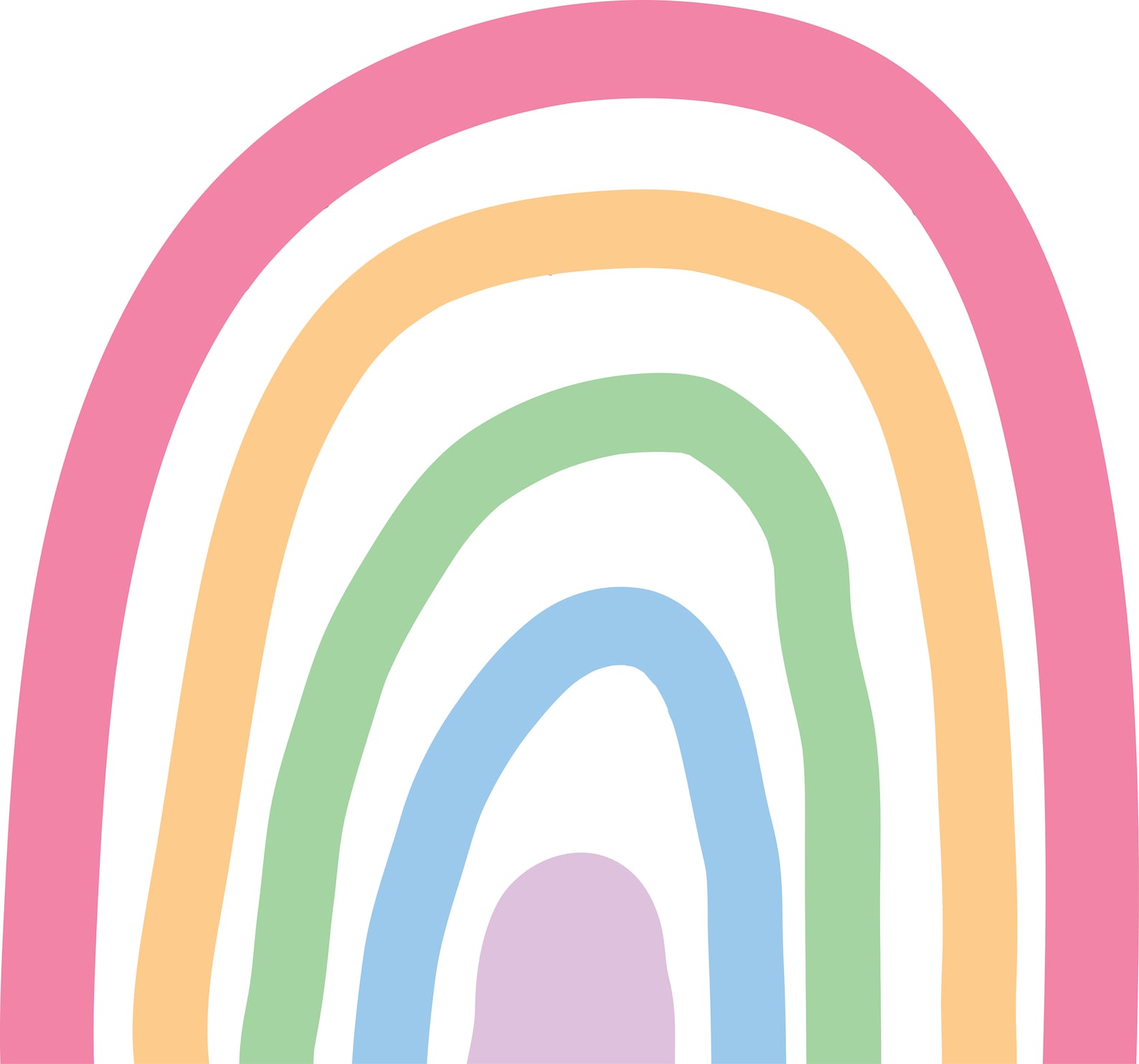 Pastel Rainbow SVG Télécharger | Etsy