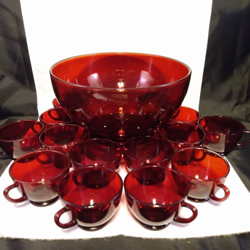 1960s Punch Bowl Set - Etsy