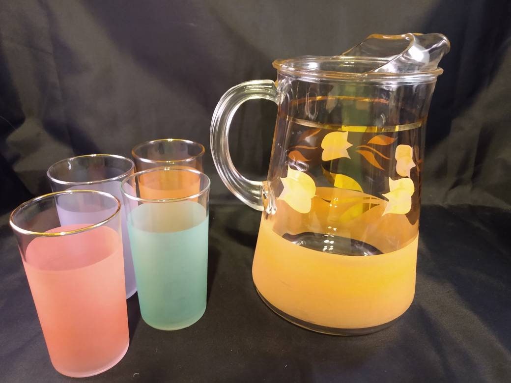 Blendo 5 Pc Pitcher and Tumblers - Etsy