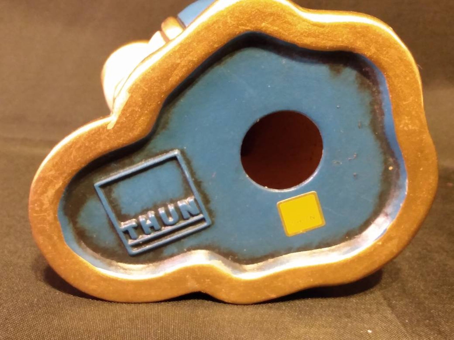 Bozner Engel Angel of Bozen Italian Pottery Angel Blue Dress Pillar ...