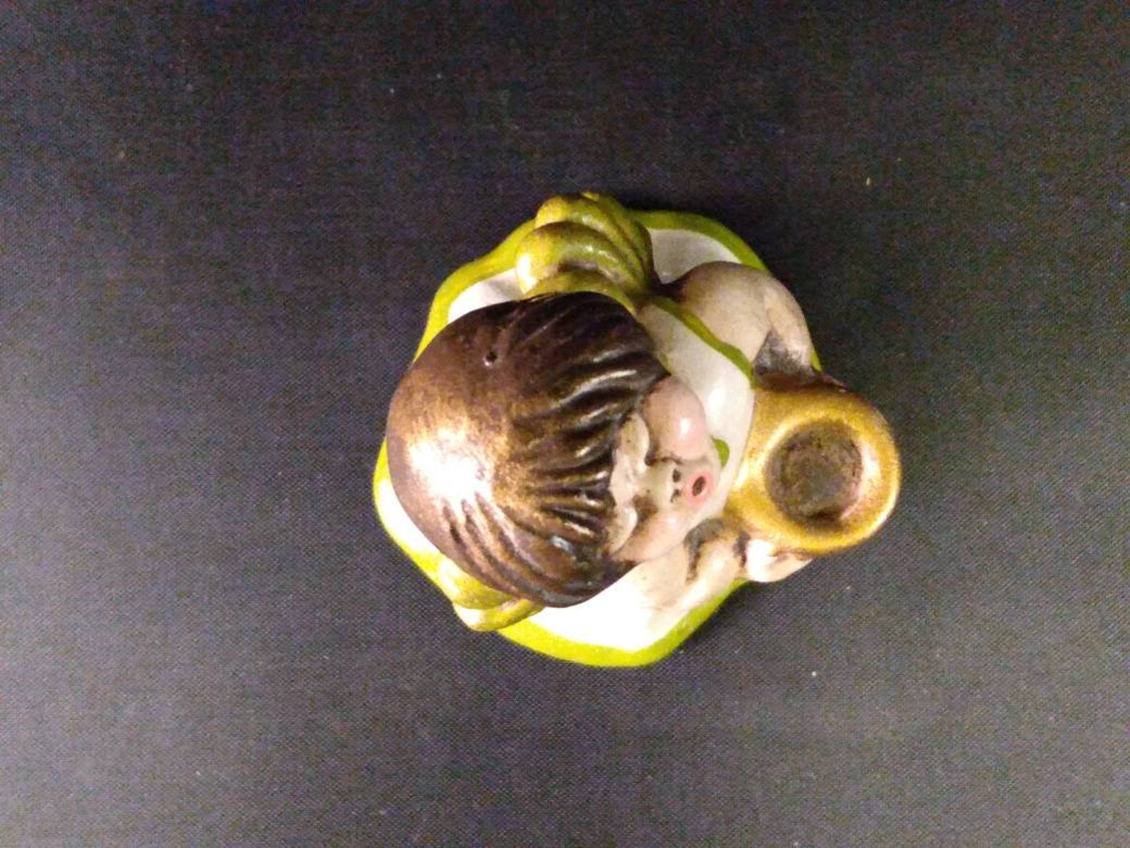 4" Original Bozner Engel Angel of Bozen Italian Pottery Angel White and ...