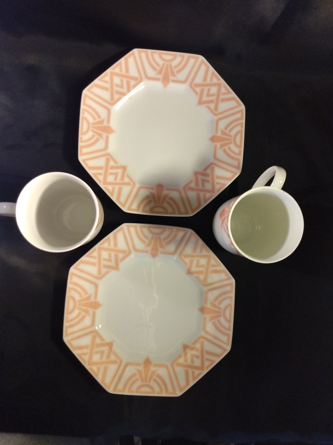 Fitz and Floyd the Ritz 4 Pc Luncheon - Etsy