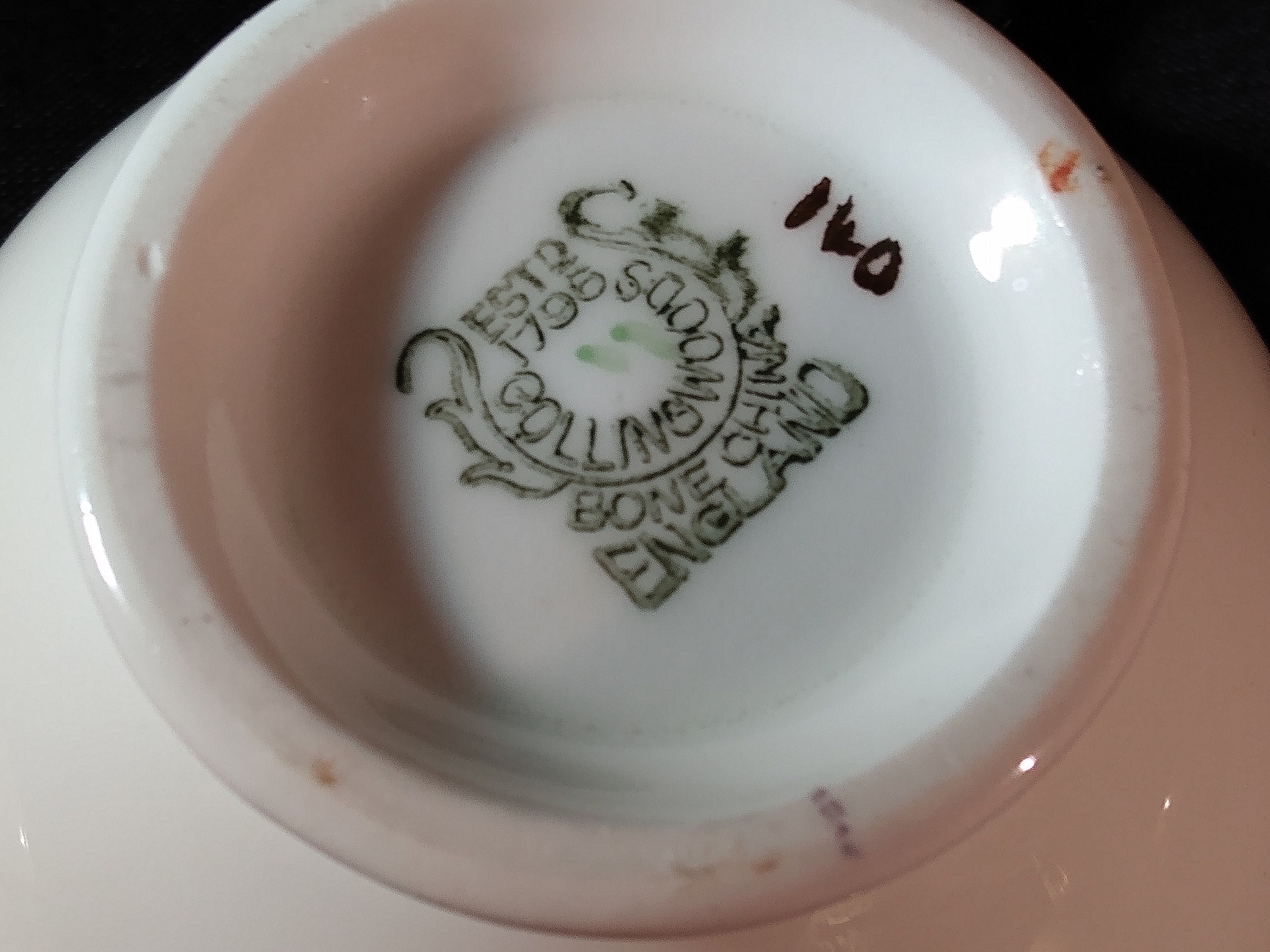 Collingwood Bone China Rose Tea Cup and Saucer - Etsy