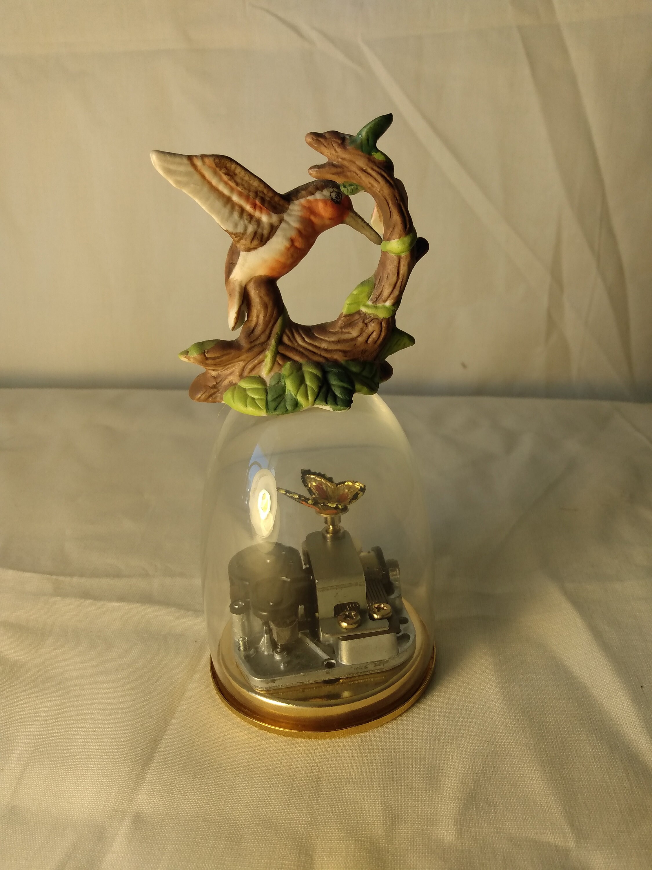 Vintage Hummingbird Music Box - Etsy