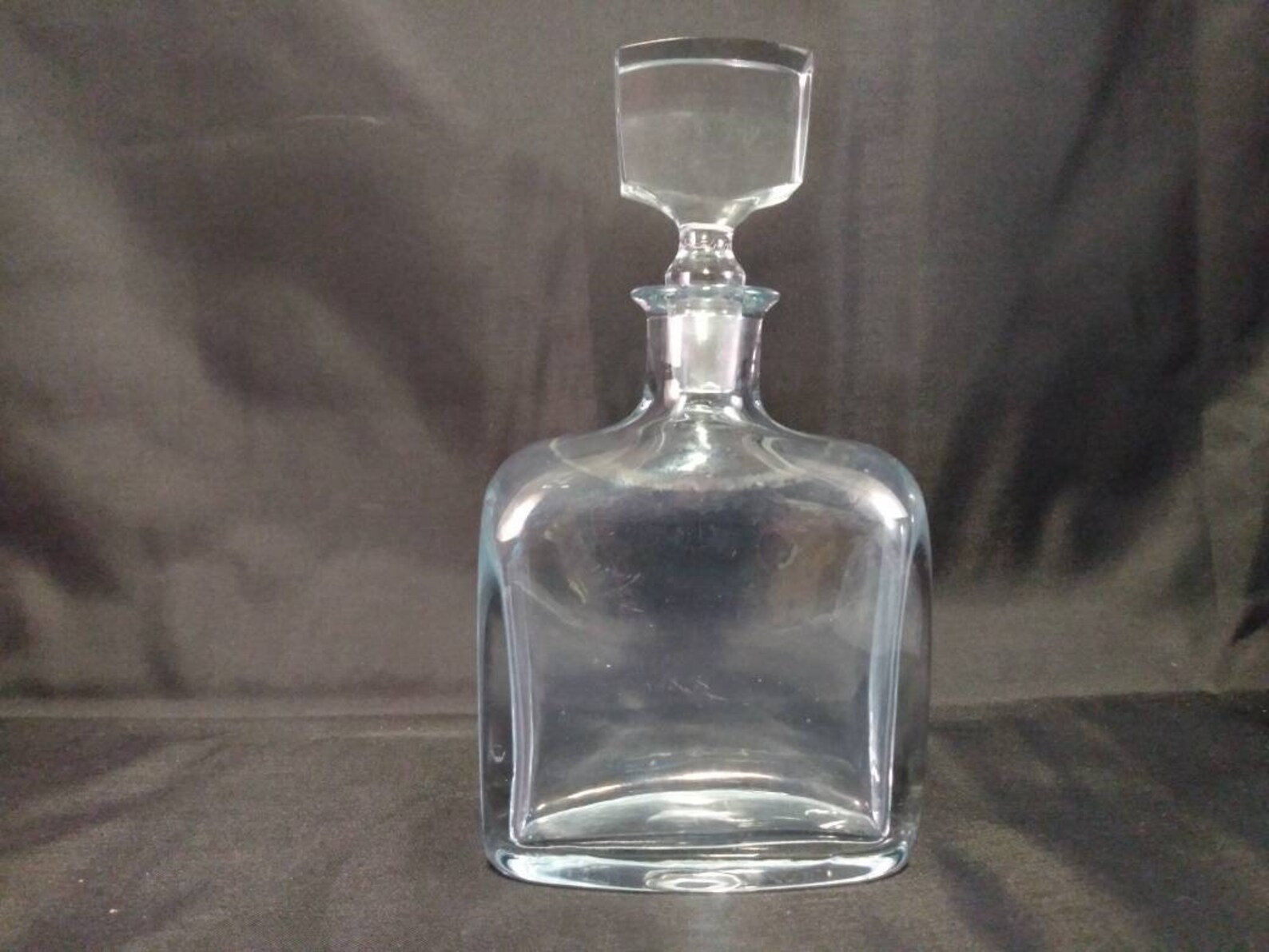 Signed Strombergshyttan Crystal Flask Decanter Bottle - Etsy