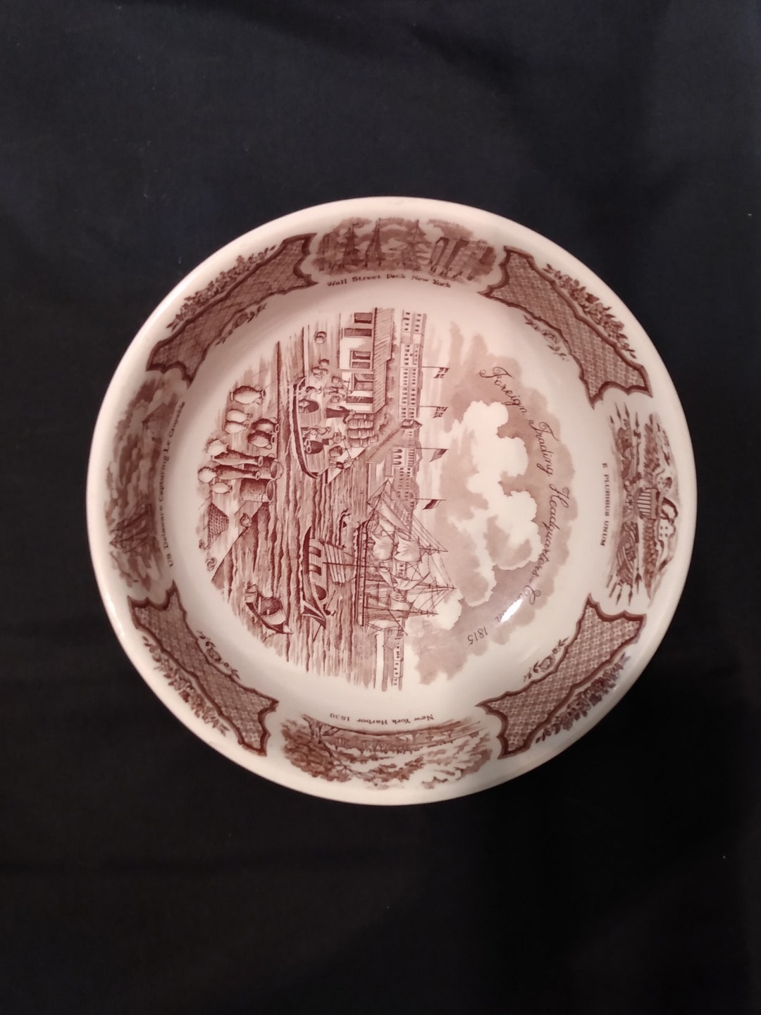 Fair Winds Alfred Meakins Staffordshire 8" Round Vegetable Bowl - Etsy