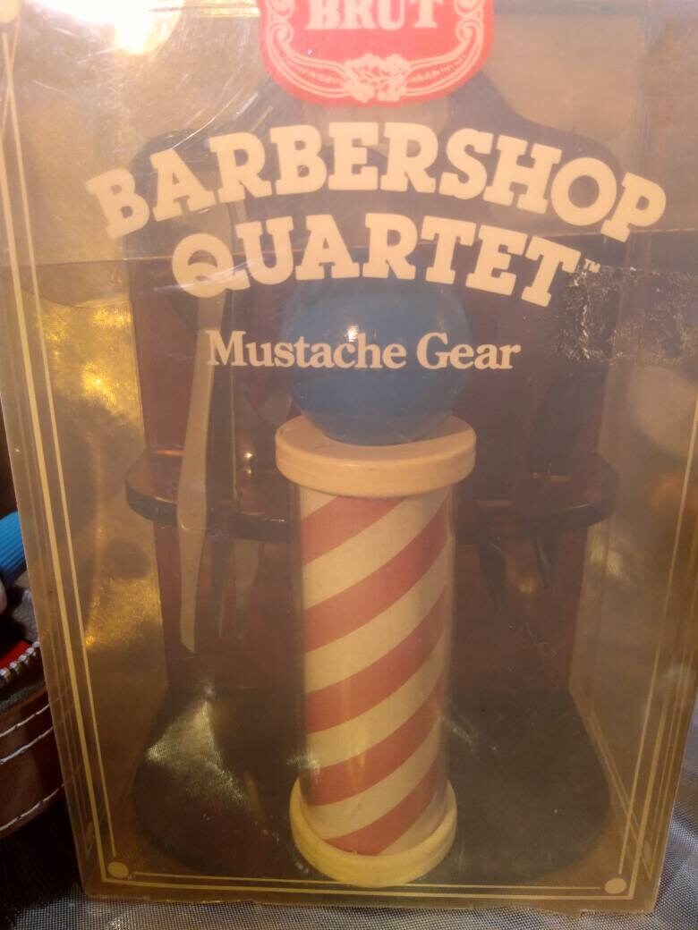 A Vintage Brut Moustache Care Kit and A Shoe Brush Travel Kit - Etsy