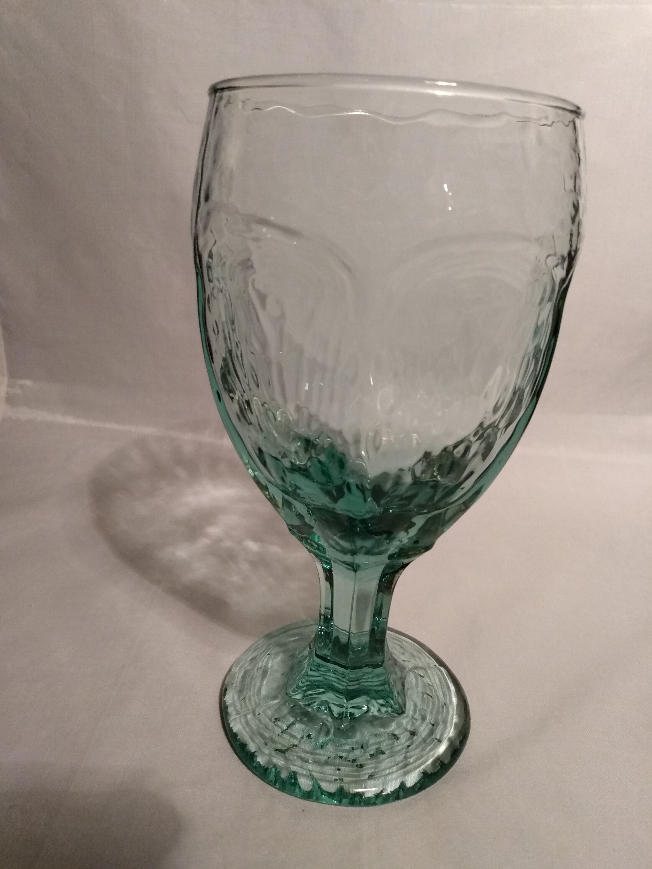 Chivalry Green Water Goblets Set of Four - Etsy