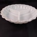 Beaded Edge Milk Glass Divided Bowl - Etsy