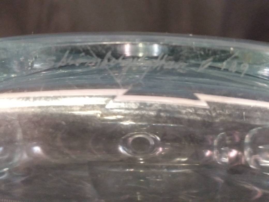 Signed Strombergshyttan Crystal Flask Decanter Bottle - Etsy
