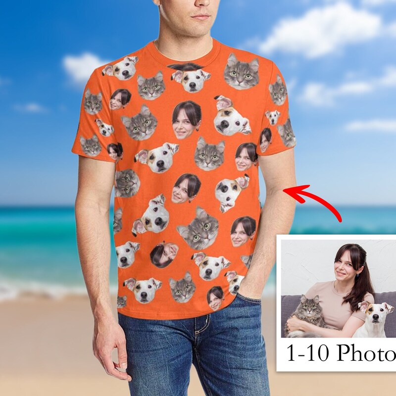 Custom Face Shirt - Etsy