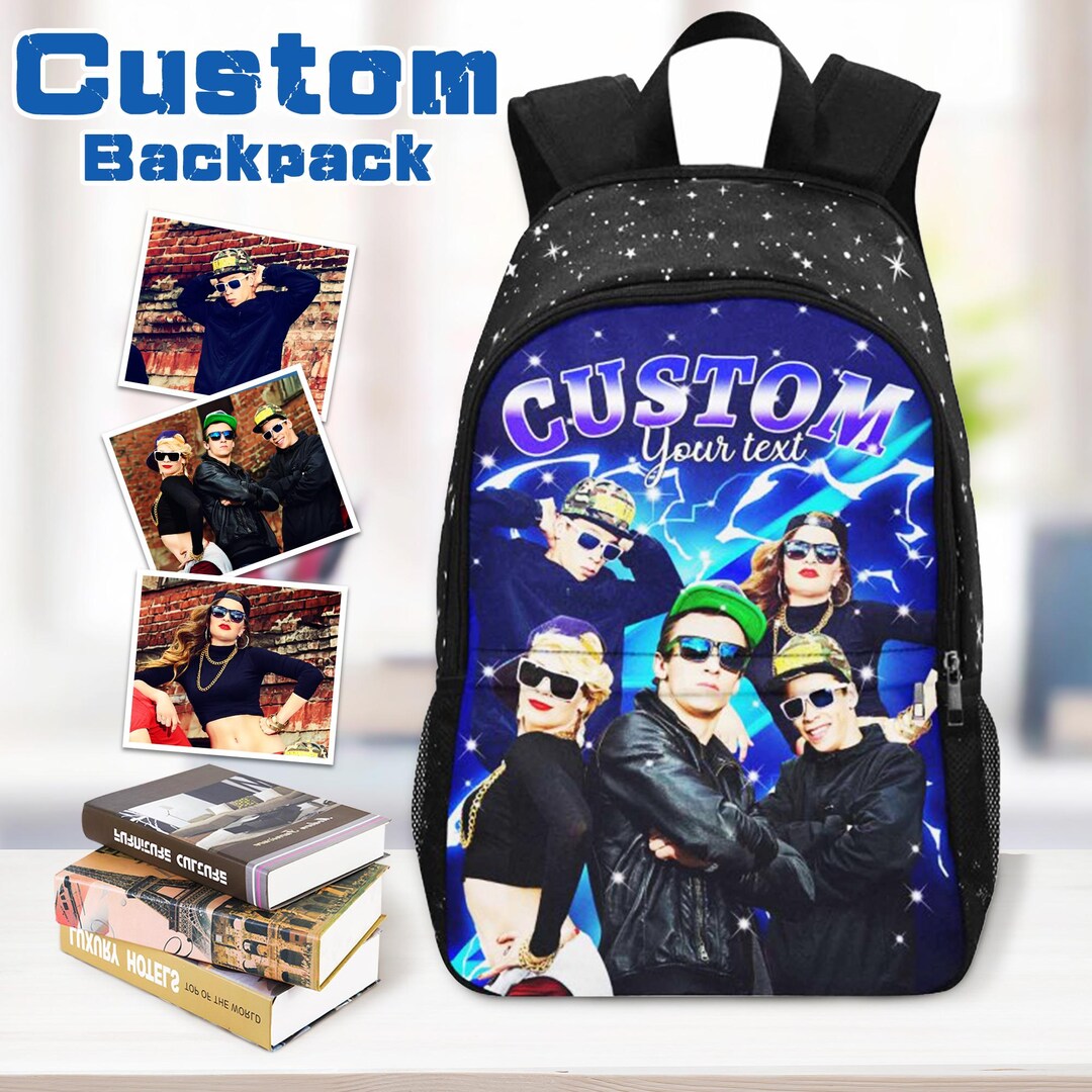 Custom Photo Collage Backpack, Personalized Backpack With Photo and ...