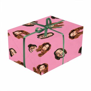 Personalized Face Wrapping Paper Custom Gift Paper - Etsy