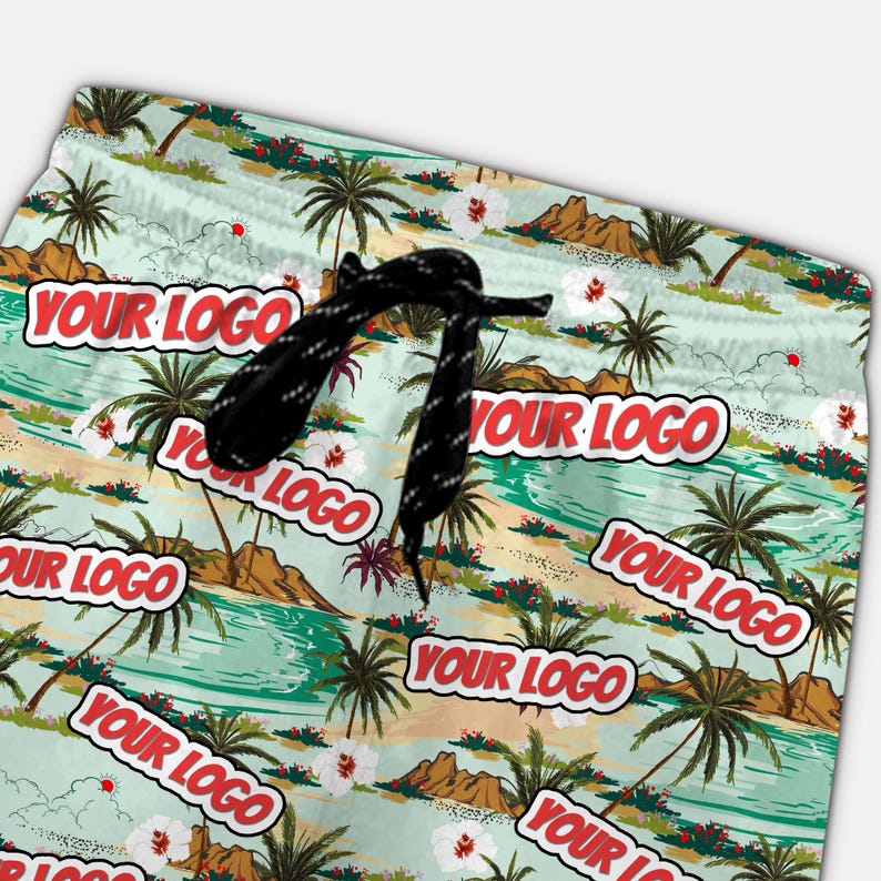 Custom Logo Swim Trunks: Personalized Beach Shorts - Etsy