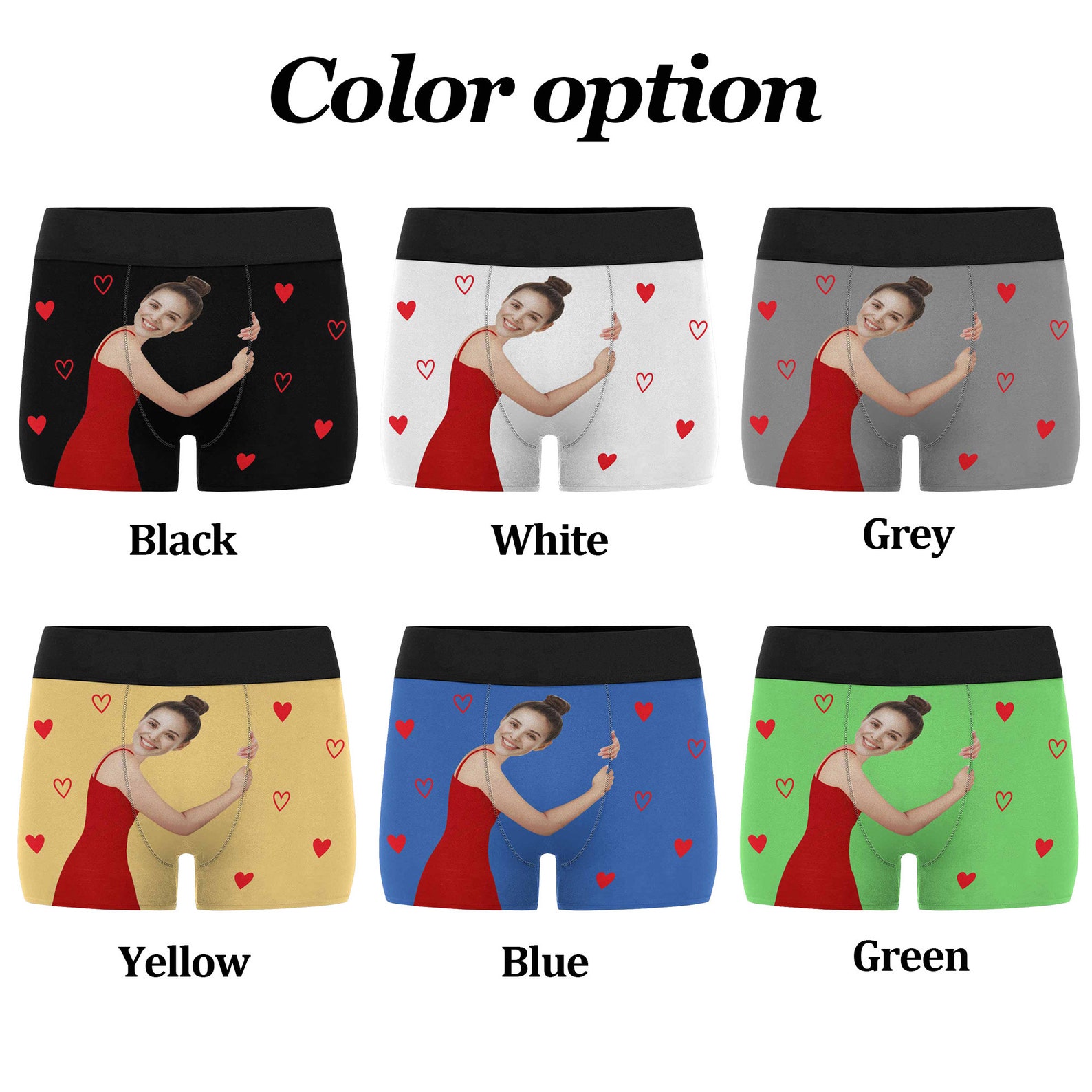 Personalized Photo Boxer Briefs Custom Underwear With Face - Etsy