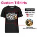 Custom Photo Collage T-shirt: Personalized Design, All Over Print - Etsy